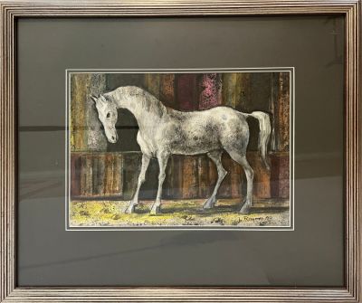 Lot 57 - Raymer, Lester (1907-1991) "Horse" 1990 mixed media - Red Barn ...