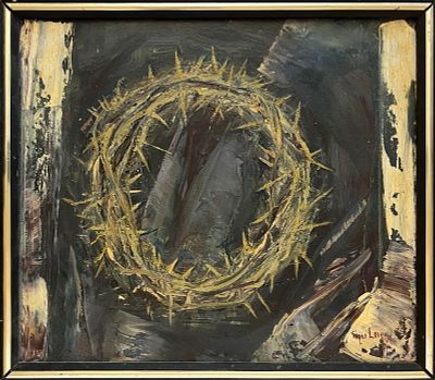 Lot 14 – Larson, Signe (1908-1993) “Crown of Thorns” 1961 oil on canvas ...