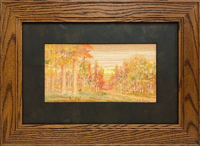 Lot 103 – Malm, G.N. (1869-1928) untitled fall landscape, 1919 ...