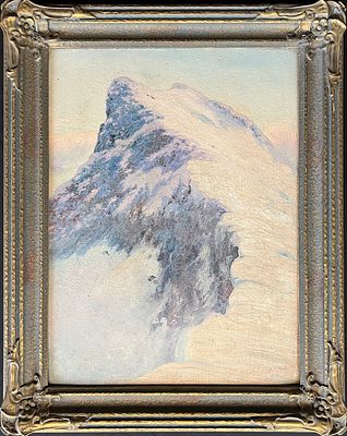 Lot 87 – Malm, G.N. “Solitude” 1887 oil on panel – Red Barn Studio