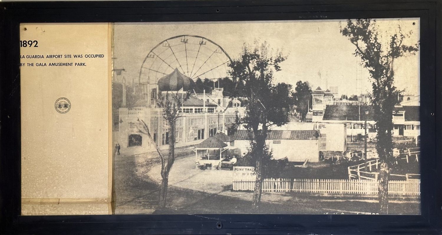 Lot 11076 - Vintage 1892 Lithographic Print Sign Amusement Park View La ...