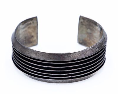 Lot 146 - Tom Hawk Navajo Sterling Channel Cuff Bracelet | Retro ...