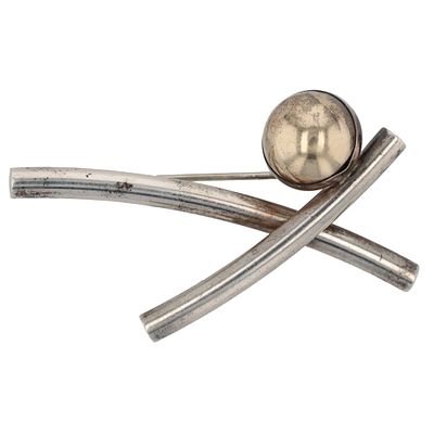 Lot 459 - Stunning 14K/Sterling Silver Peter Brams Design Vintage ...