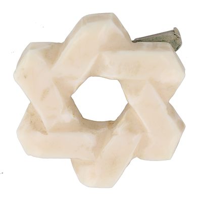 Lot 524 - Antique Bone Trombone Clasp Star of David Brooch | Retro ...