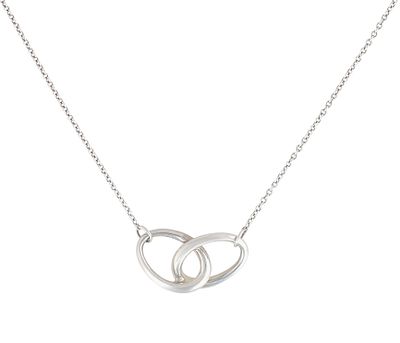 Lot 11 - Tiffany & Co. Elsa Peretti Sterling Double Loop Necklace ...