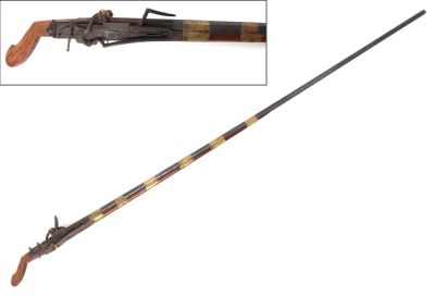 Lot 56 – Hmong “Monkey Gun” Musket Flintlock Rifle, 1800’s – Scollard ...