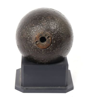 Lot 45 – Civil War Confederate Spherical Shell w/ Brass Fuse – Scollard ...