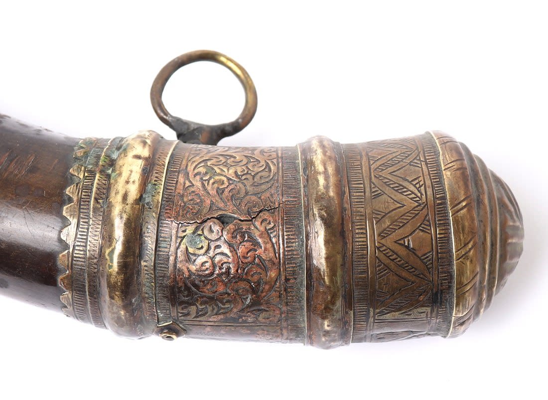 Lot 50 – Moroccan Powder Flask, 19th century – Scollard Auctions