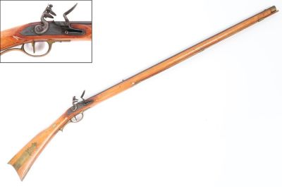 Lot 95 – American Kentucky Flintlock Rifle Clone, by R-Southgate ...