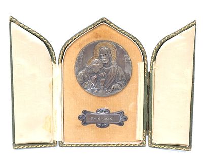 Lot 192 – Cased Communion Medal Triptych – Scollard Auctions