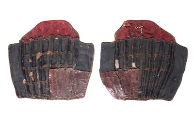 Lot 139 – Japanese Samurai Armor Suneate Leg Defense, Edo Period 1603 ...