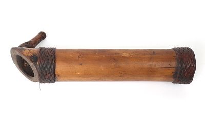 Lot 457 – Unusual Bamboo Quiver or Container – Scollard Auctions