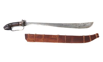 Lot 59 – Minasbad Sword & Scabbard, 19th c. – Scollard Auctions