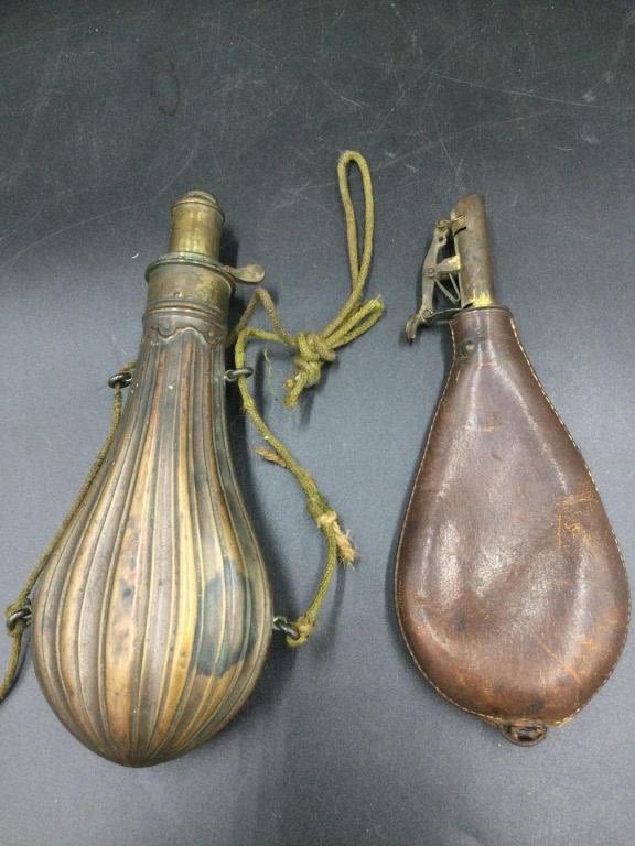 Lot 30 - Vintage Powder Flask | Seminole Estate Auctions