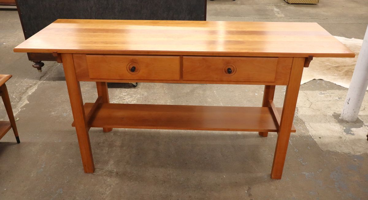 Lot 117 - Scott Jordan NY quality arts & crafts console table | South ...