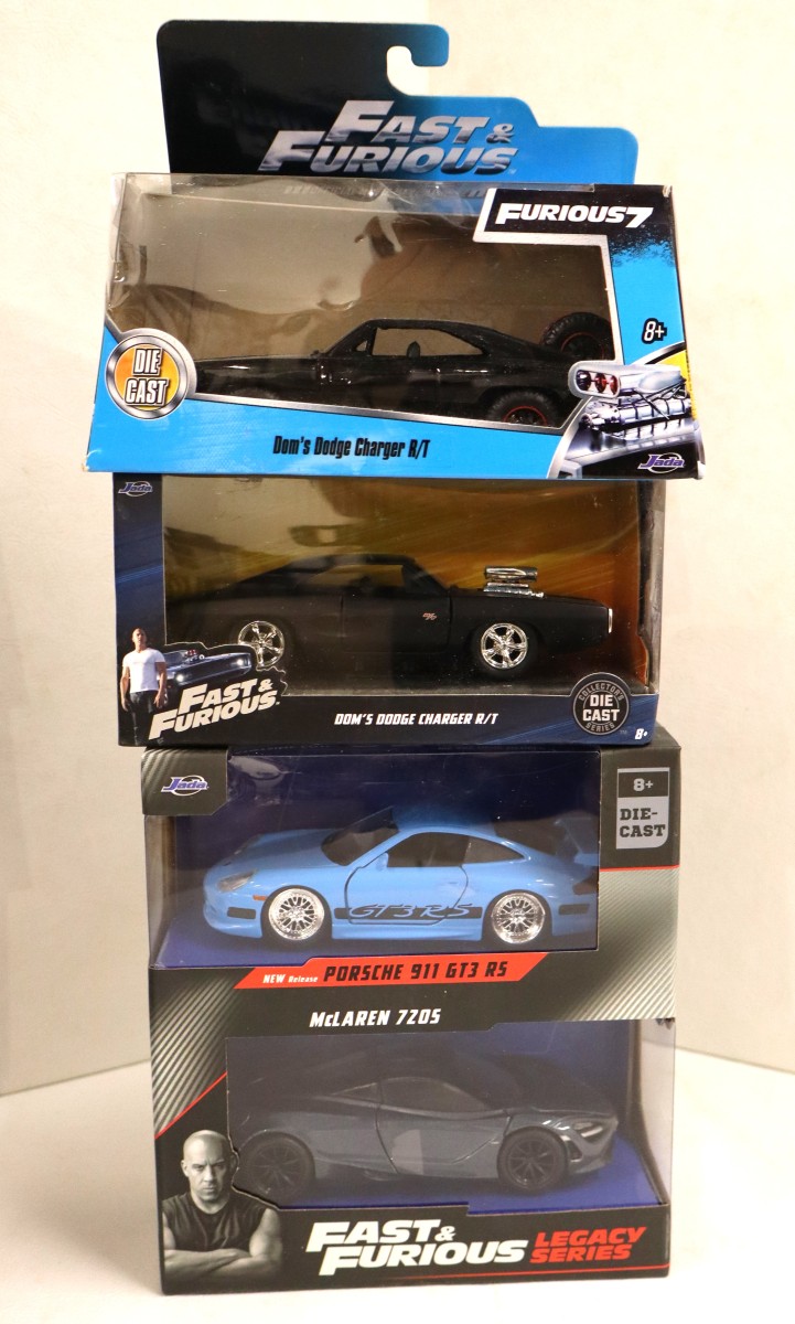 Lot 173 - 4 Jada Fast and Furious 1/32 diecast cars unopened | South ...