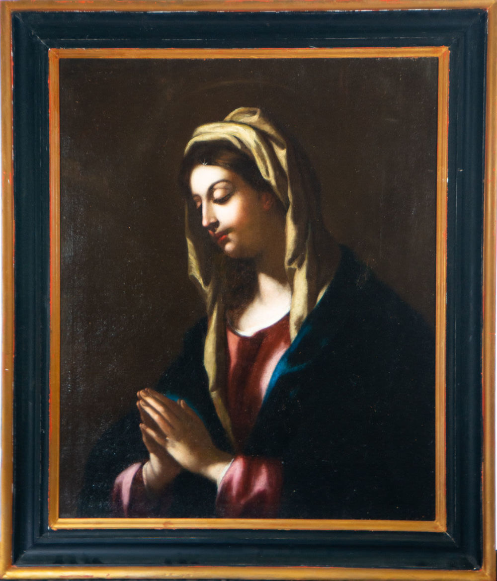 Virgen Orante, escuela italiana del siglo XVII, círculo Giovanni ...