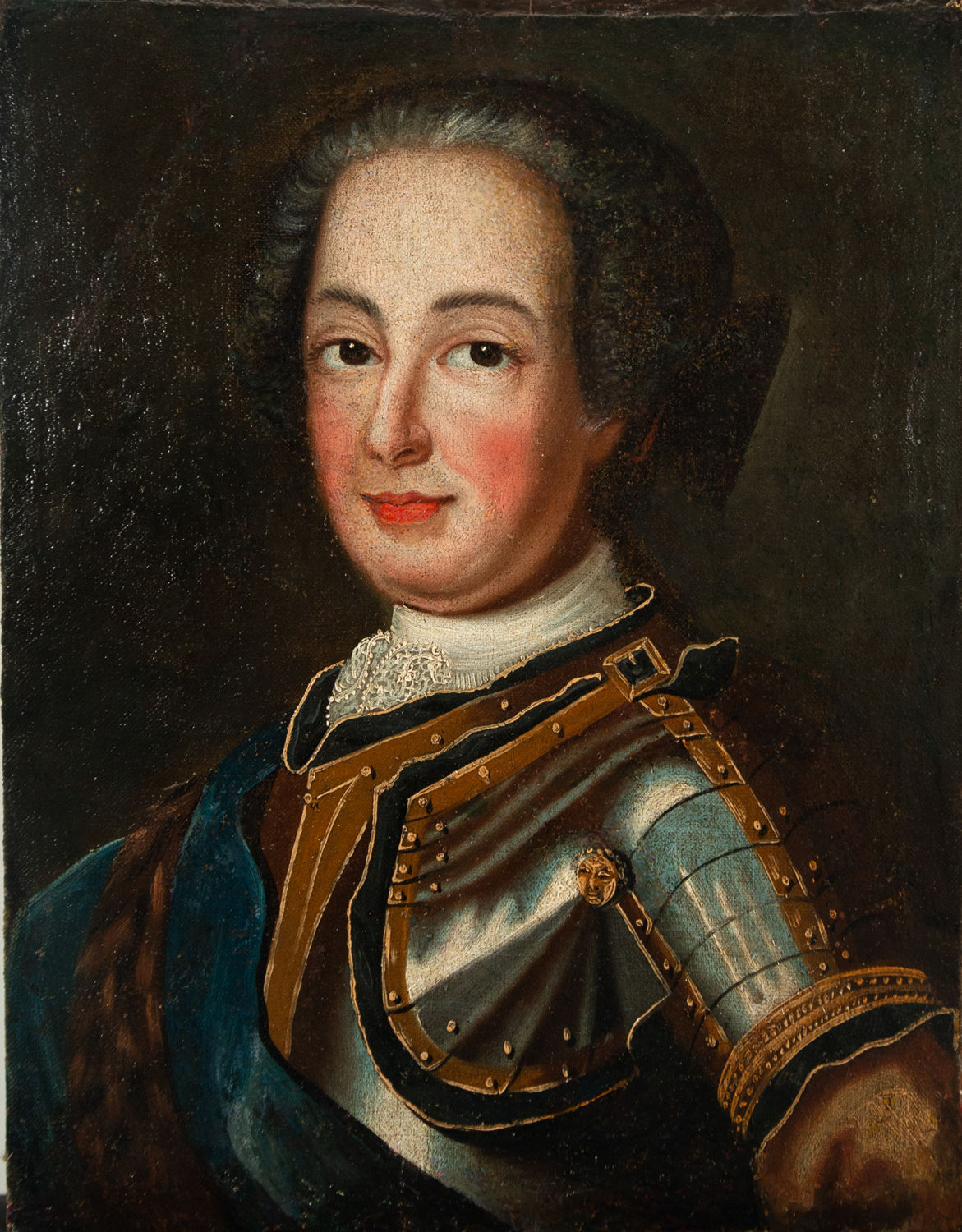 Retrato de Felipe V de España con Armadura, escuela española del siglo ...