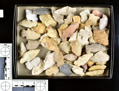 Lot 114 – Large Lot of Indiana Arrowheads - The Artifact Company