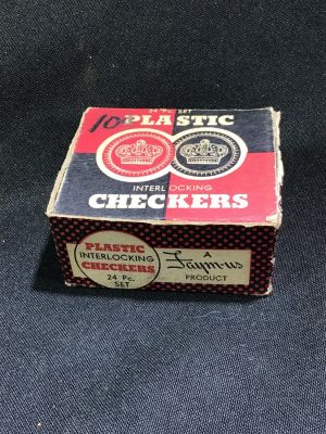 Lot 101 - Vintage Faym-us 24 pc Checkers Set Early Catalin | The Lodge ...