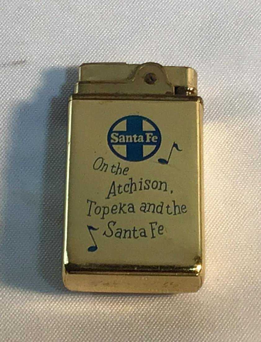 Lot 13 - Vintage Santa Fe musical lighter by Crowne musical Works | The ...