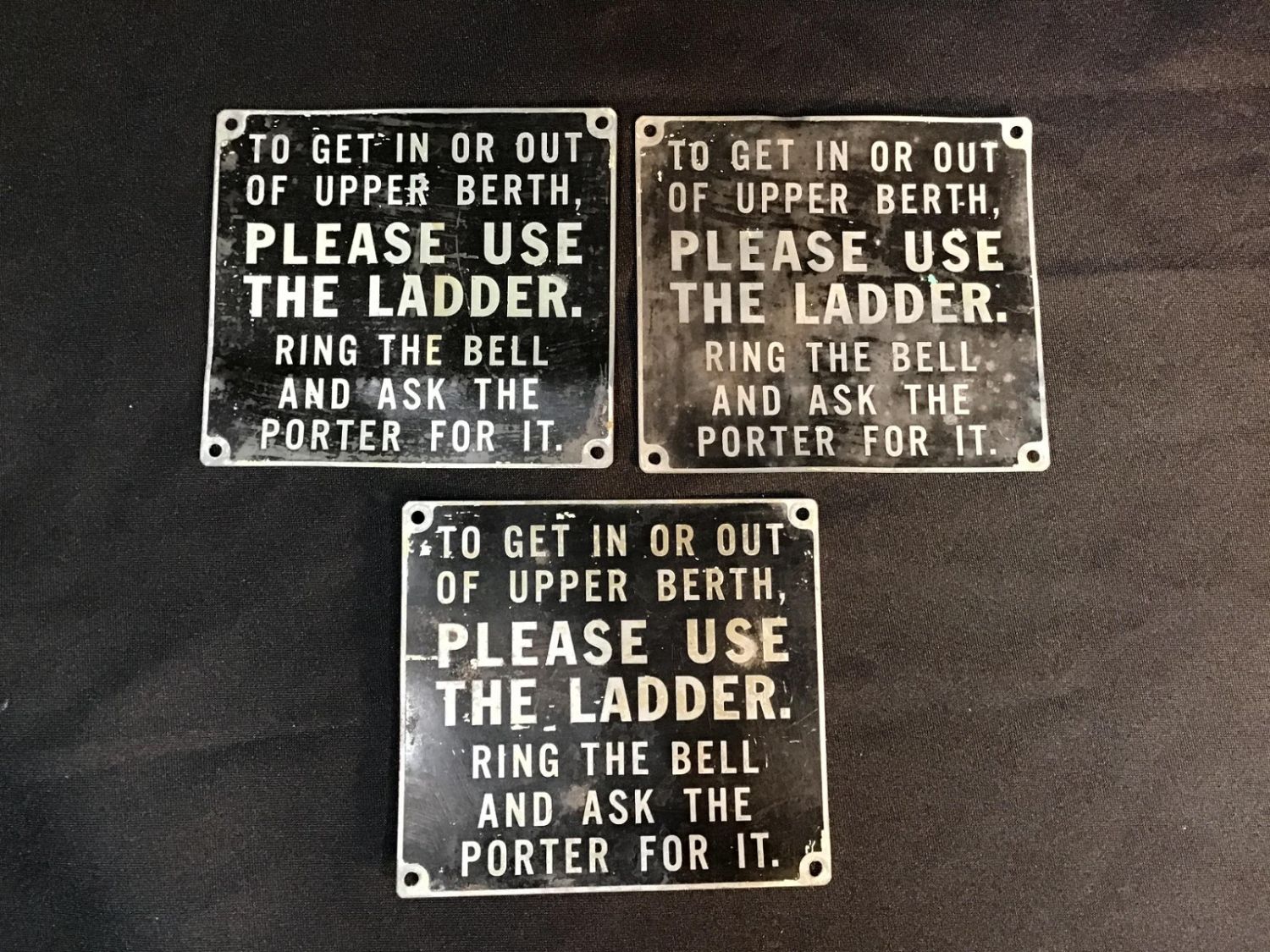 Lot 57 – RR Porter Signs (3) . – The Lodge Auction House