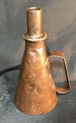 Lot 129 - Vintage D and H Railroad torch, This piece is 8 inches tall ...