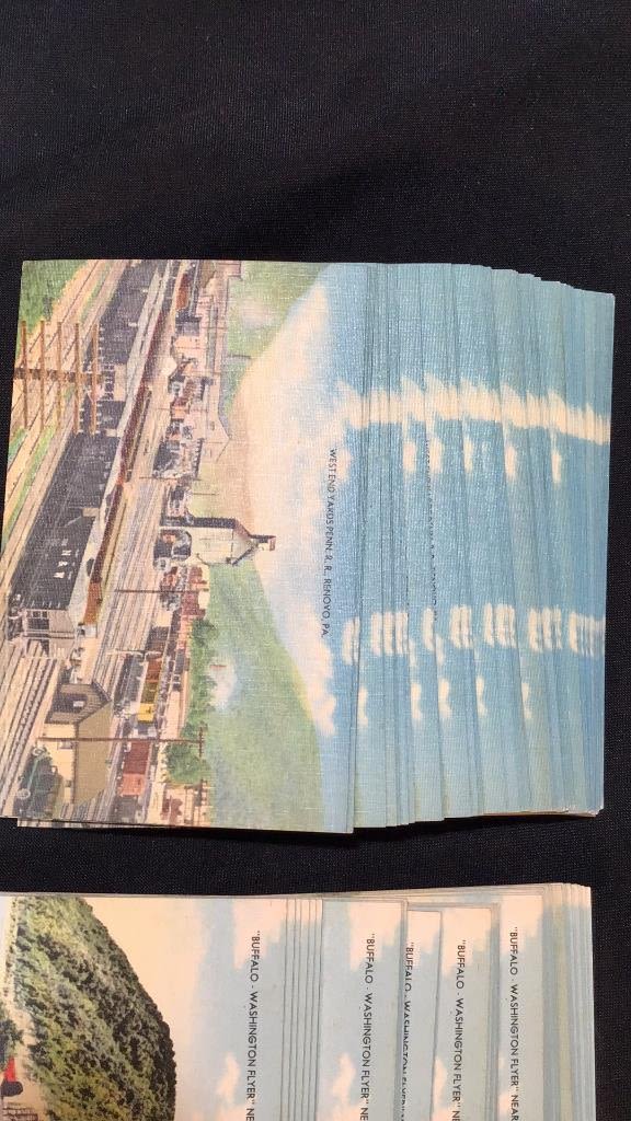 Lot 159 - Vintage Railroad Post Cards (2) new old stock New old stock ...