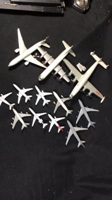 Lot 167 - Vintage Airplane Models & 9 Metal Airplanes Each wonderful ...