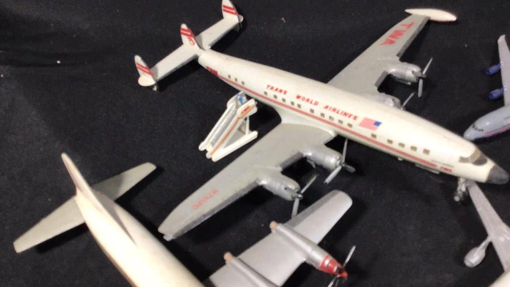 Lot 167 - Vintage Airplane Models & 9 Metal Airplanes Each wonderful ...