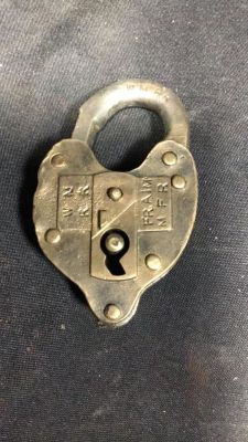 Lot 173 - Vintage WM Railroad Padlock . | The Lodge Auction House