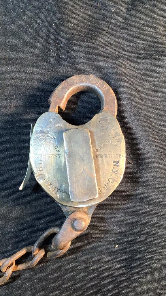 Lot 174 - Vintage NYC RR Padlock . | The Lodge Auction House