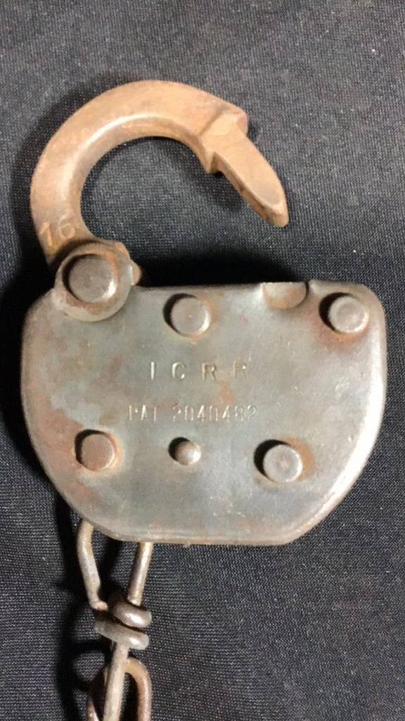 Lot 216 – I C R R Railroad Padlock . – The Lodge Auction House