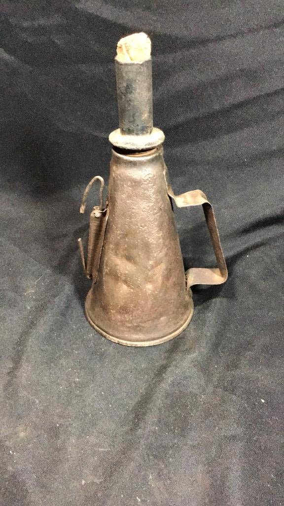 Lot 236 - Primitive Railroad Repair Torch . | The Lodge Auction House