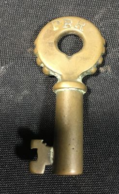 Lot 3 - Vintage Pennsylvania railroad key brass . | The Lodge Auction House