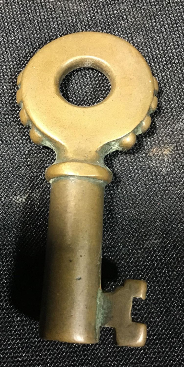 Lot 3 - Vintage Pennsylvania railroad key brass . | The Lodge Auction House
