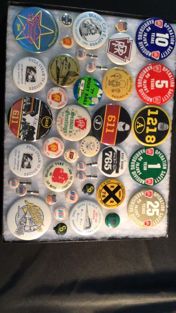Lot 123 – Railroad Button Collection . – The Lodge Auction House
