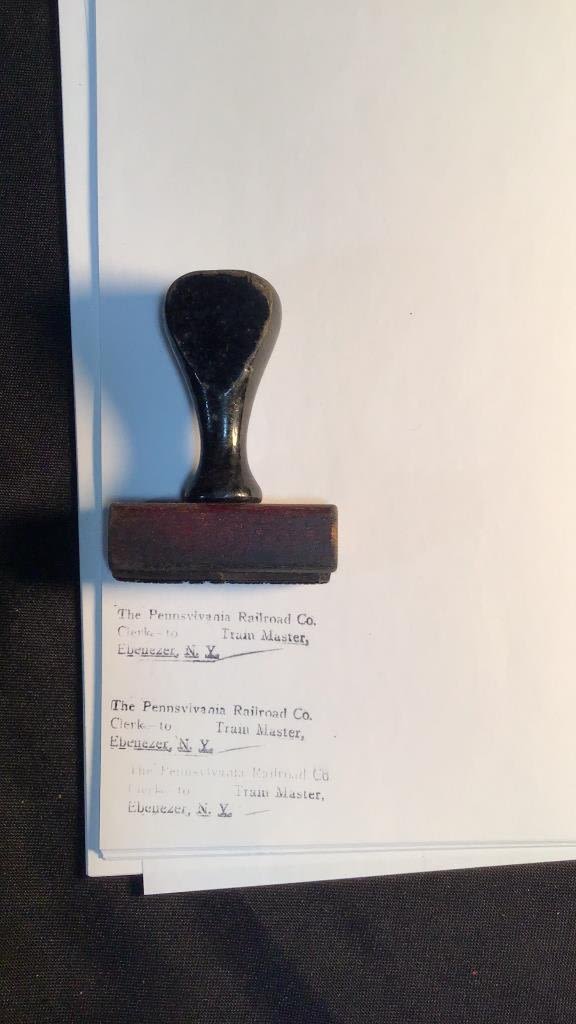 Lot 178 – Pennsylvania RailRoad Stamper . – The Lodge Auction House