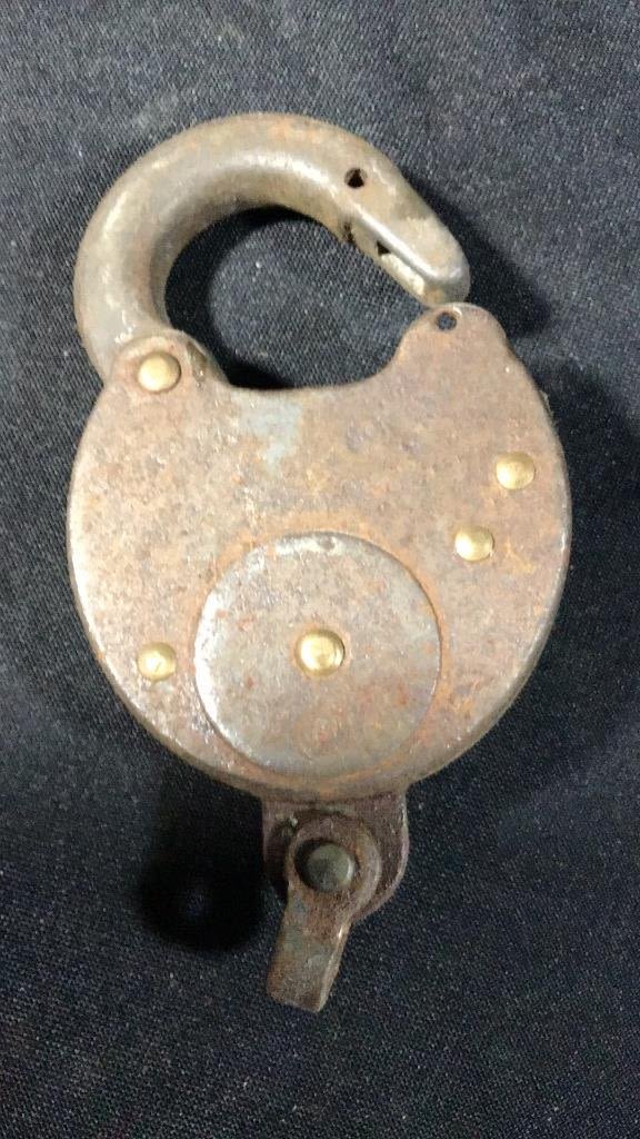 Lot 191 - U.S. & Ex Co.#3833 Padlock . | The Lodge Auction House
