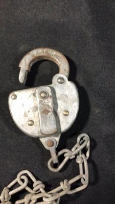 Lot 194 - Vintage Erie Railroad Padlock . | The Lodge Auction House