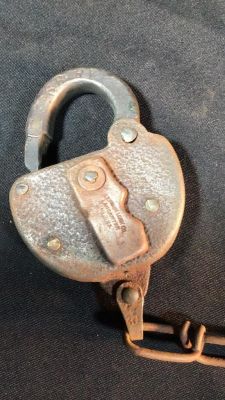 Lot 221 - Vintage S B Railway Padlock . | The Lodge Auction House