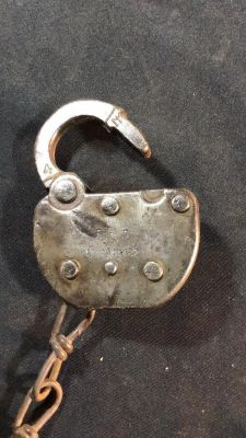 Lot 225 - Vintage F E C Railroad Padlock . | The Lodge Auction House