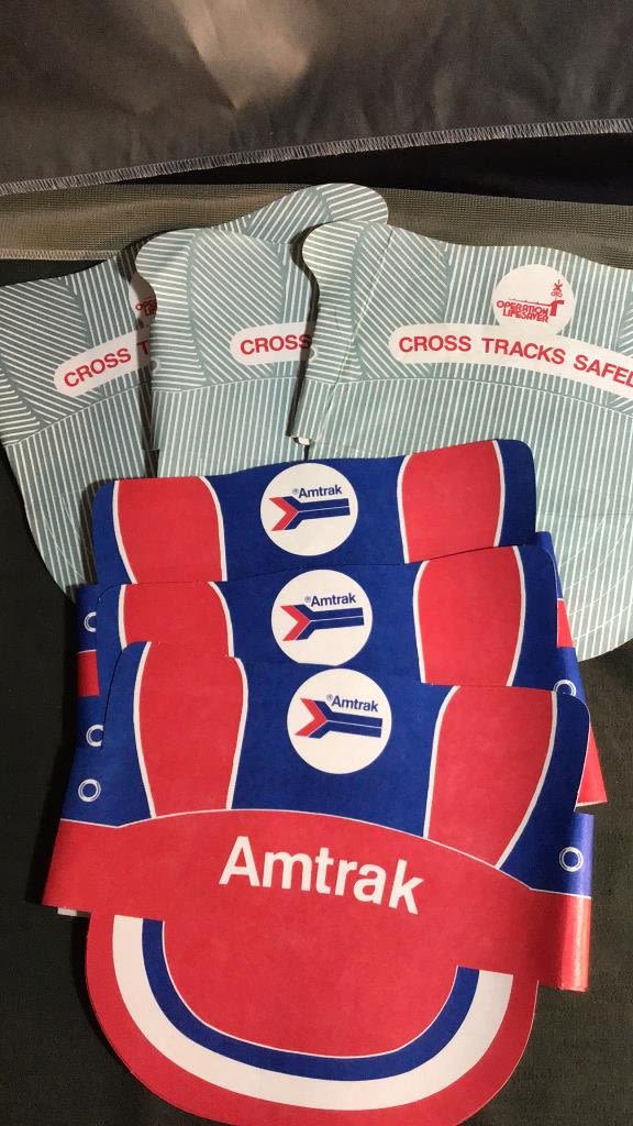 Lot 249 - Amtrak Railroad Engineering Caps(6) . | The Lodge Auction House