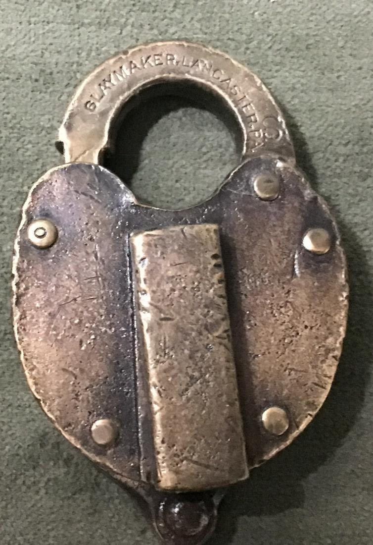 Lot 30 - Vintage M C RR , Slaymaker, Lancaster Padlock . | The Lodge ...