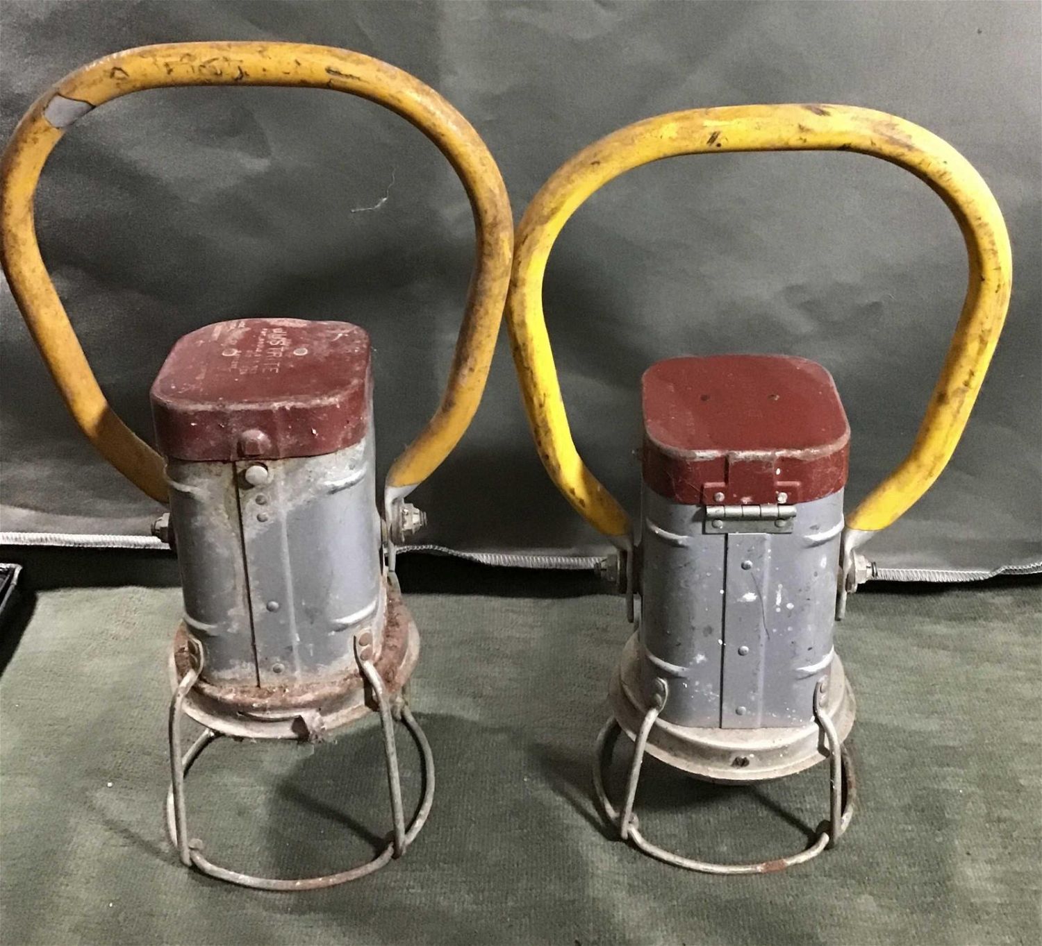 Lot 45 - To Justrite Vintage Railroad Flashlights . | The Lodge Auction ...