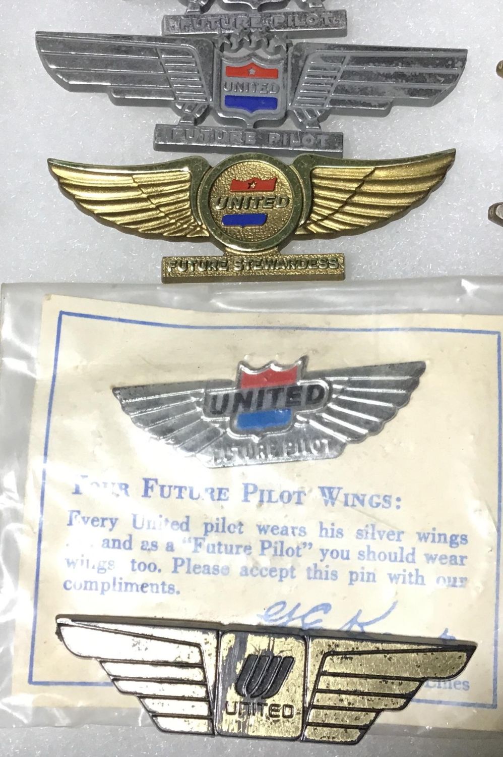 Lot 84 - Premium Pilot Wings, TWA Piedmont United & Pan Am . | The ...