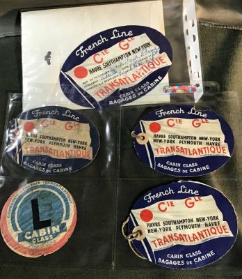 Lot 103 – Vintage Transatlantic Labels . – The Lodge Auction House