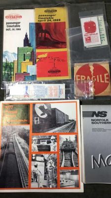 Lot 167 - Assorted NYC Time Tables & 1977 Annual Report . | The Lodge ...