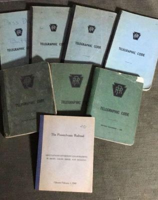 Lot 181 – Pennsylvania Railroad Telegraphic Code Books . – The Lodge ...