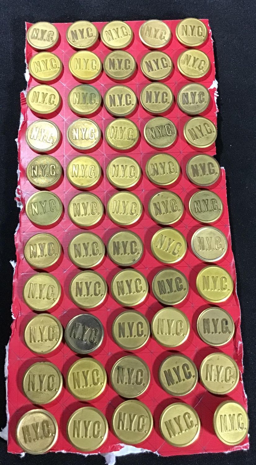 Lot 31 - NYC Button Collection . | The Lodge Auction House